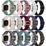 Comvin 15 Pack Elastic Nylon Bands Compatible with Fitbit Versa 4 ...
