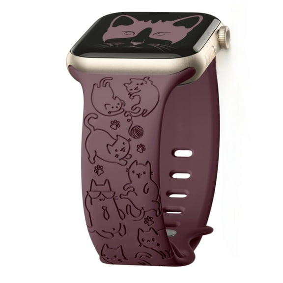 EIKODO-Engraved Bow Band Compatible with Apple Watch Bands for Women ...