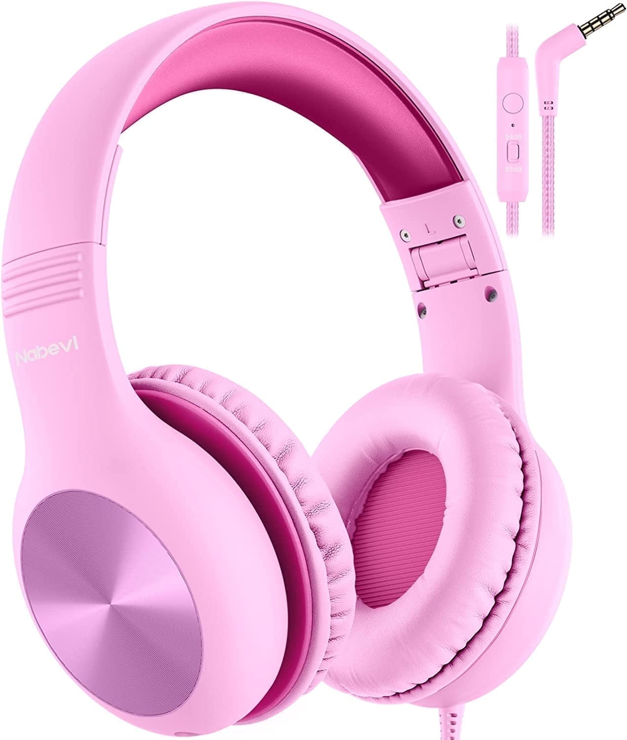 Comvin Wired Kids Headphones for School, Foldable Over-Ear Headpones ...