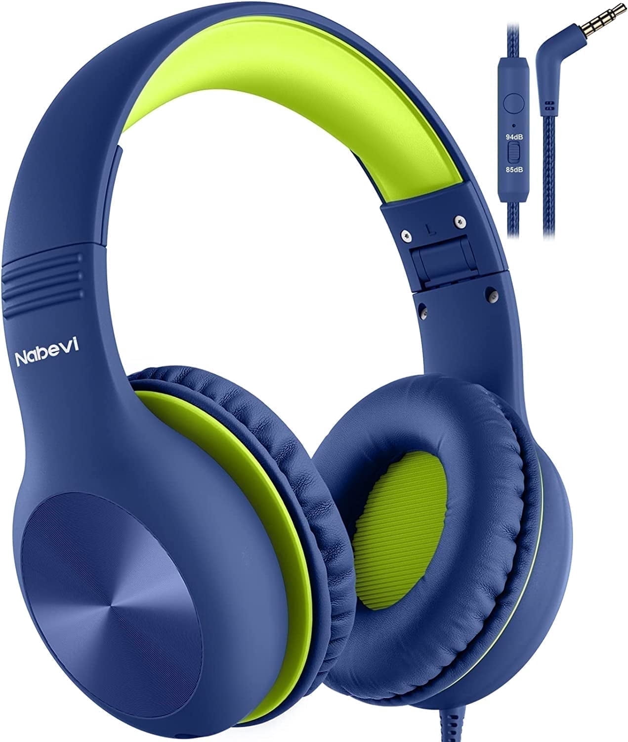 Comvin Wired Kids Headphones for School, Foldable Over-Ear Headpones ...