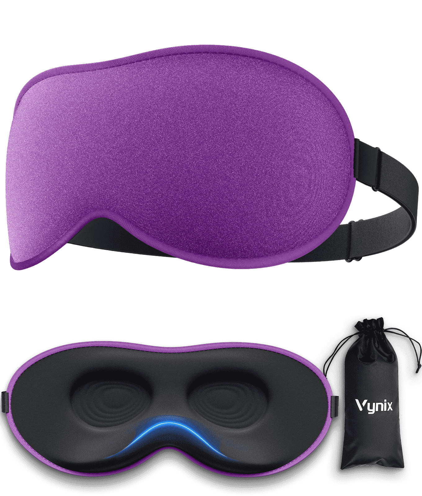 Comvin 3D Sleep Mask for Women Men, Memory Foam Eye Masks for Sleeping ...
