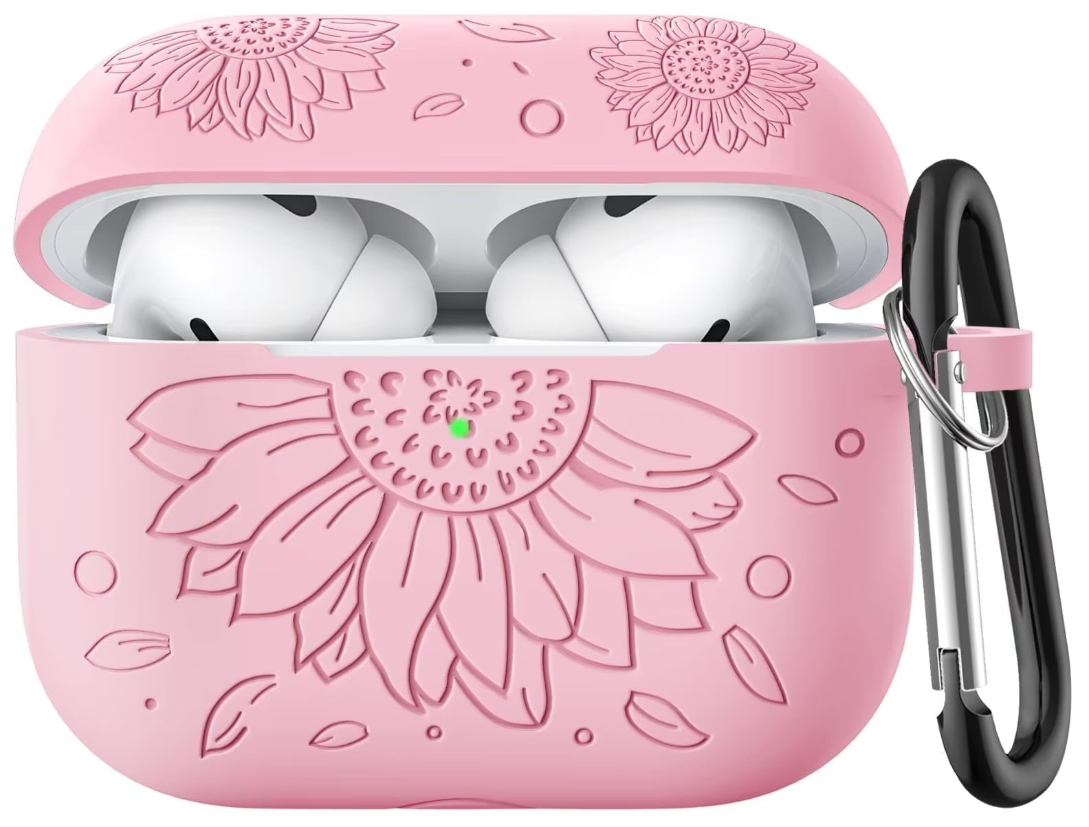 Comvin Sunflower Engraved Case for Airpods Pro 2nd Generation & Airpod ...