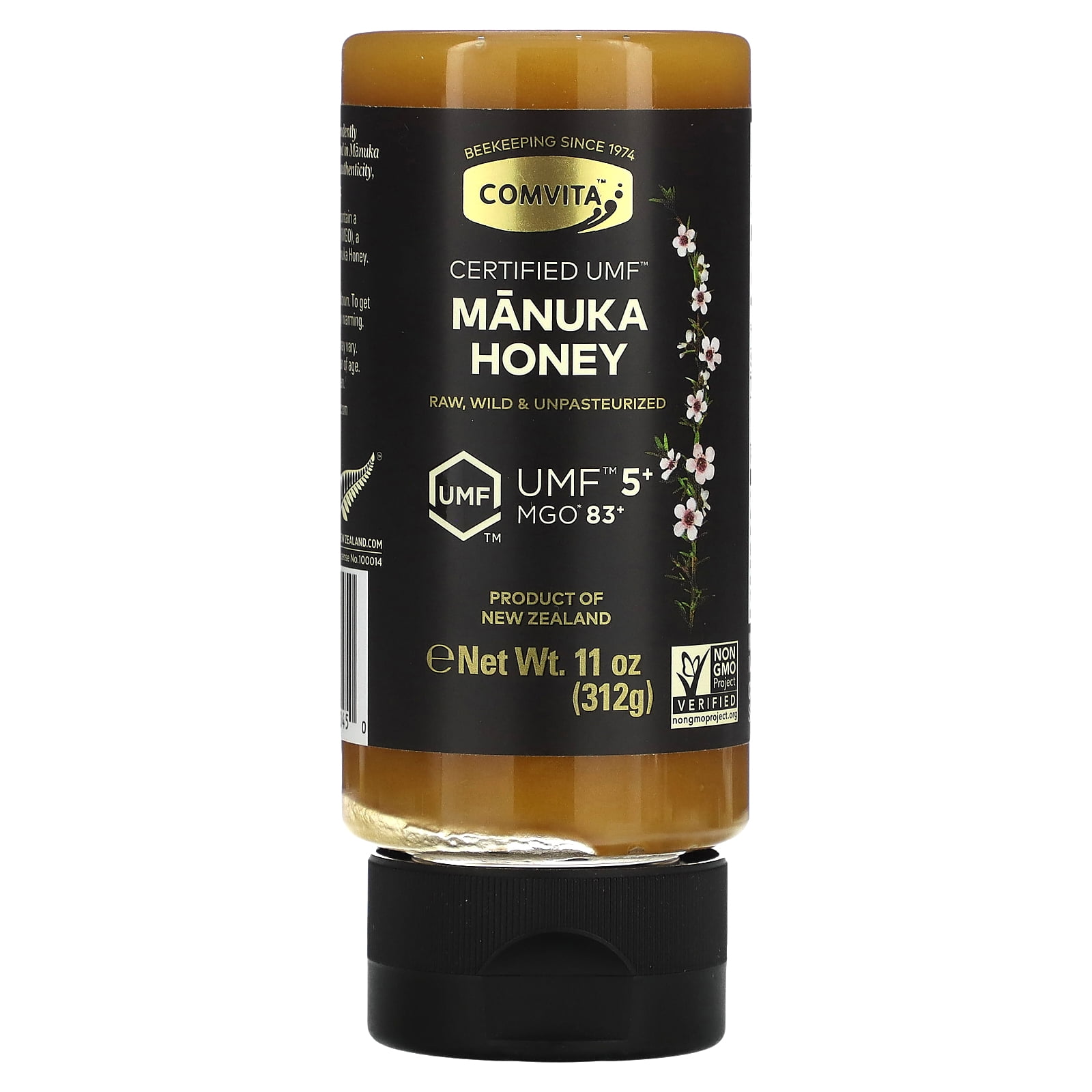 Comvita Manuka Honey, UMF 5+, MGO 83+, 11 oz (312 g) - Walmart.com