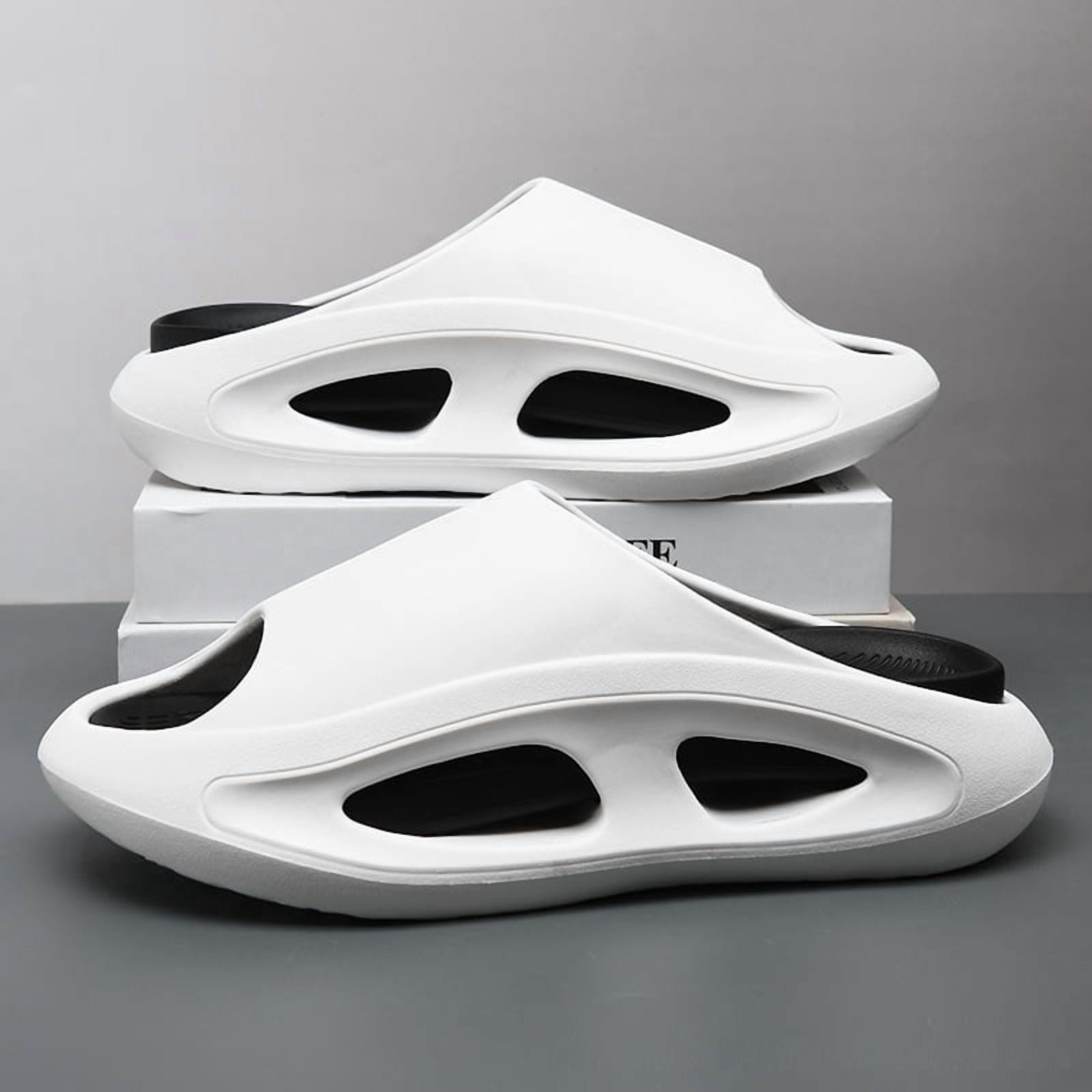 Comwarm New Summer Platform Slippers For Men Non-Slips Open Toe Flip ...