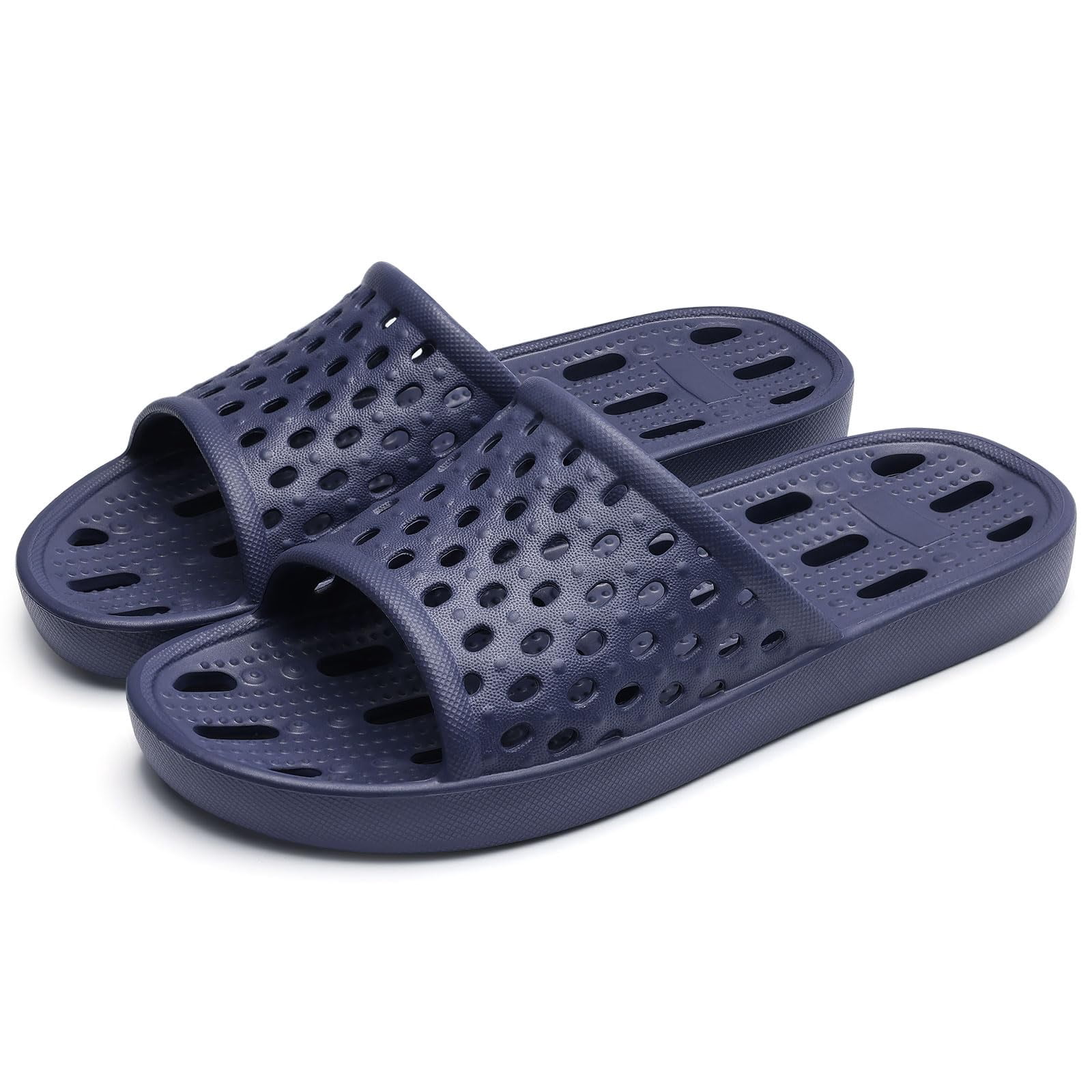 Comwarm Shower Shoes for Women Men, Quick Drying Non-Slip Bath Slide ...