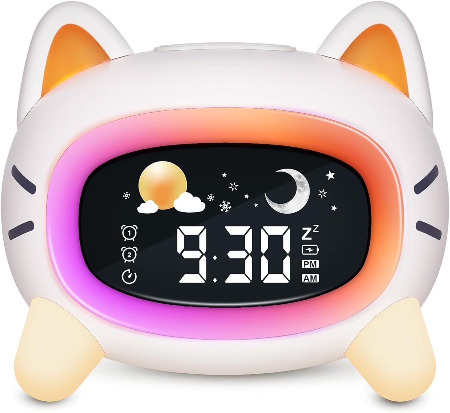 Comzler Kids Alarm Clock OK to Wake Alarm Clock for Kids, Toddlers ...