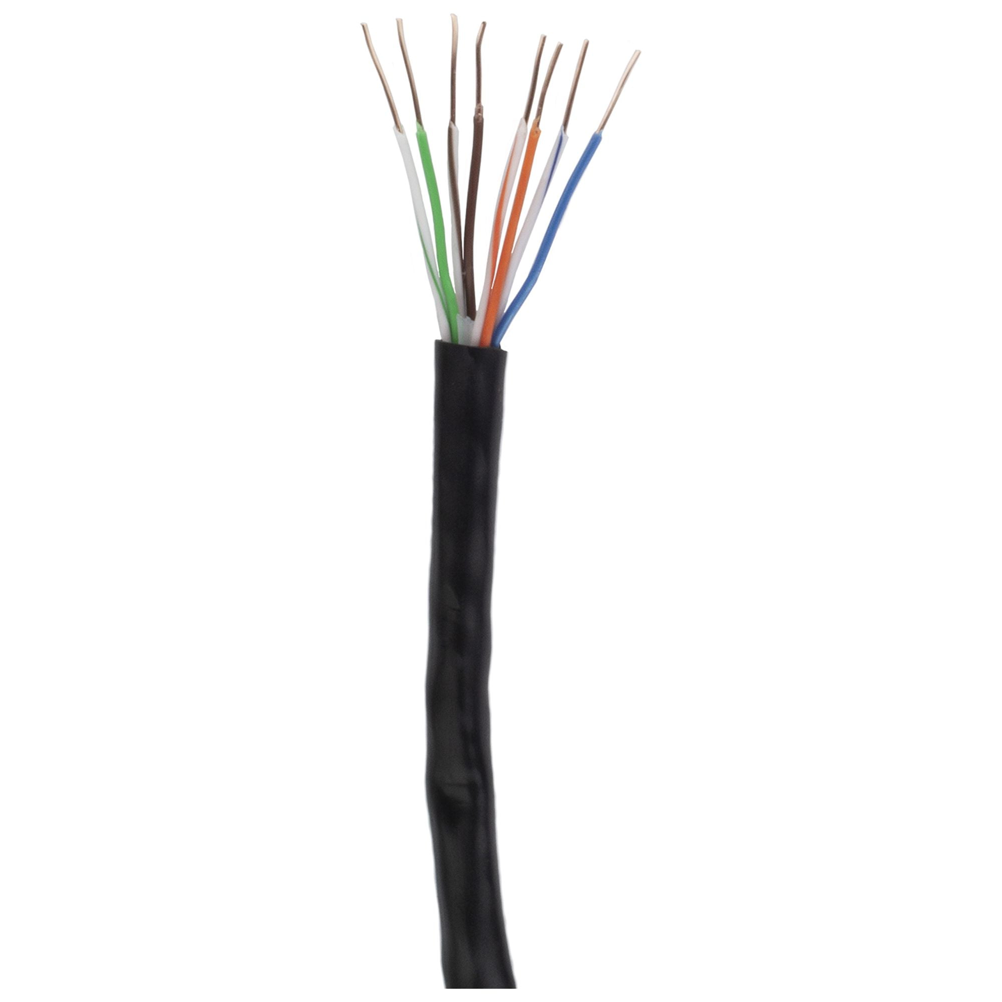 Comzon Cat6 Black Copper Ethernet Cable, Solid, UTP (Unshielded Twisted ...