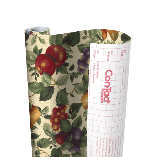 Con-Tact 09F-C9D03-12 Contact Paper, 9 ft L, 18 in W, Paper, Sonoma ...