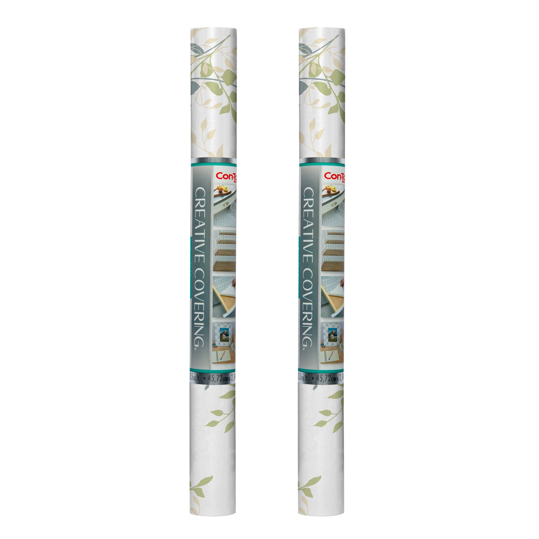 Con-Tact Adhesive 2 Count Shelf Liner Contact Paper for Drawers, Fridge ...