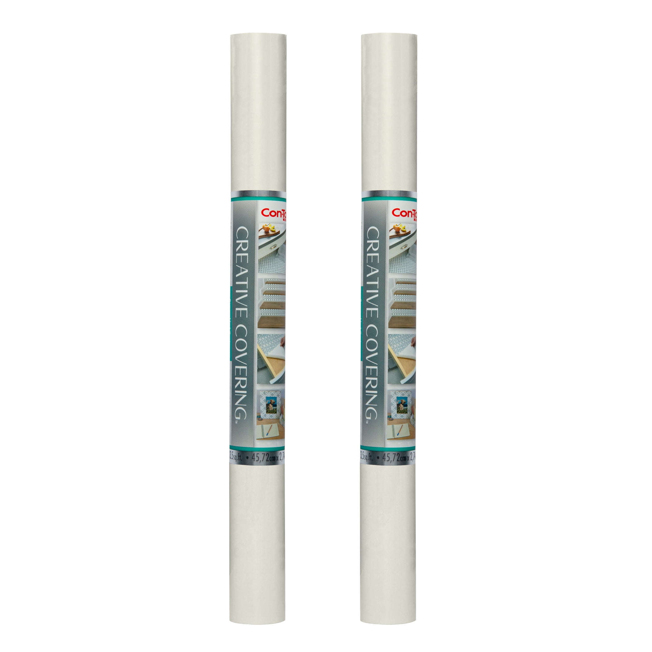 Con-Tact Adhesive 2 Count Shelf Liner Contact Paper for Drawers, Fridge ...