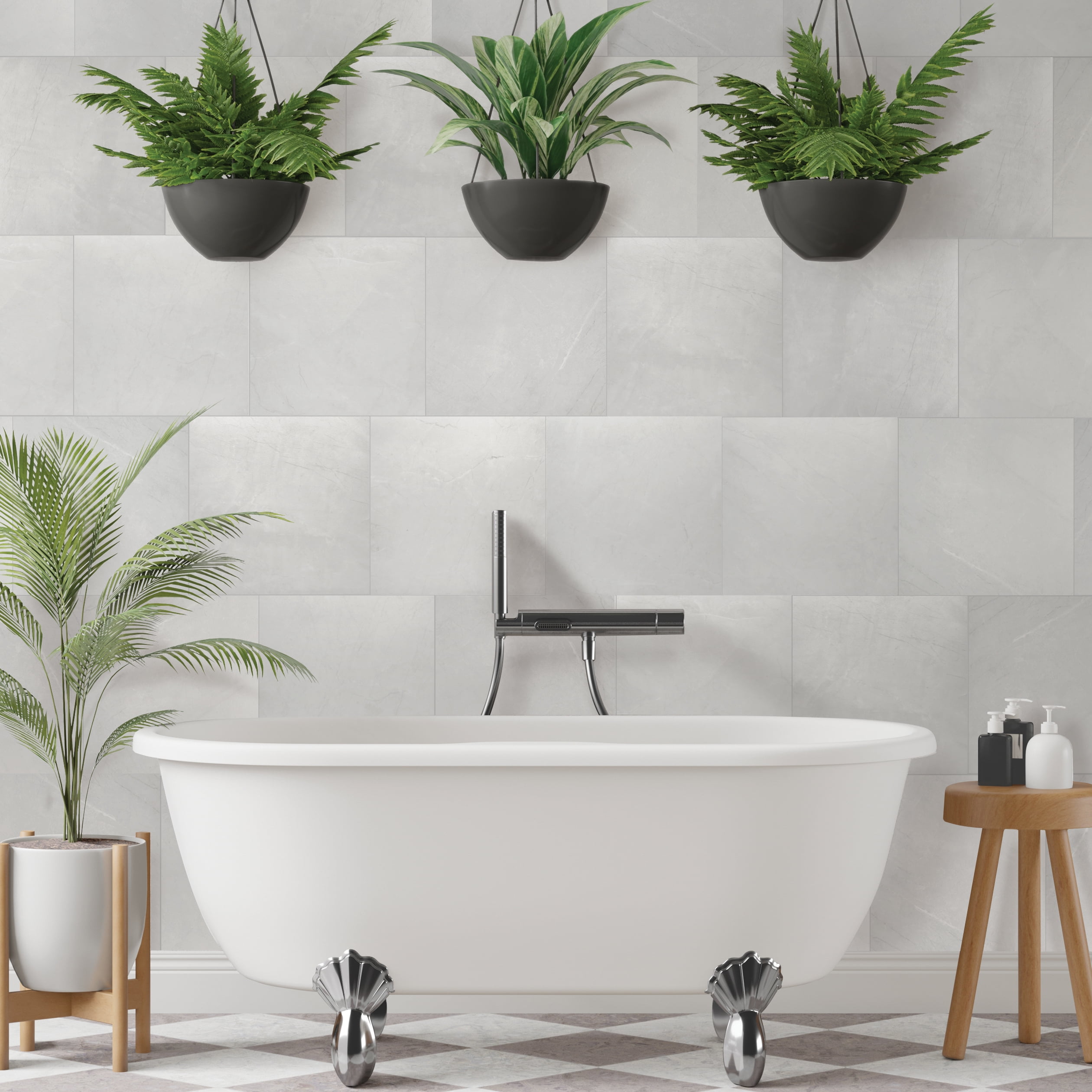 Con-Tact Brand 12" x 12" Pearl Marble Wall Tiles Decorative Self ...