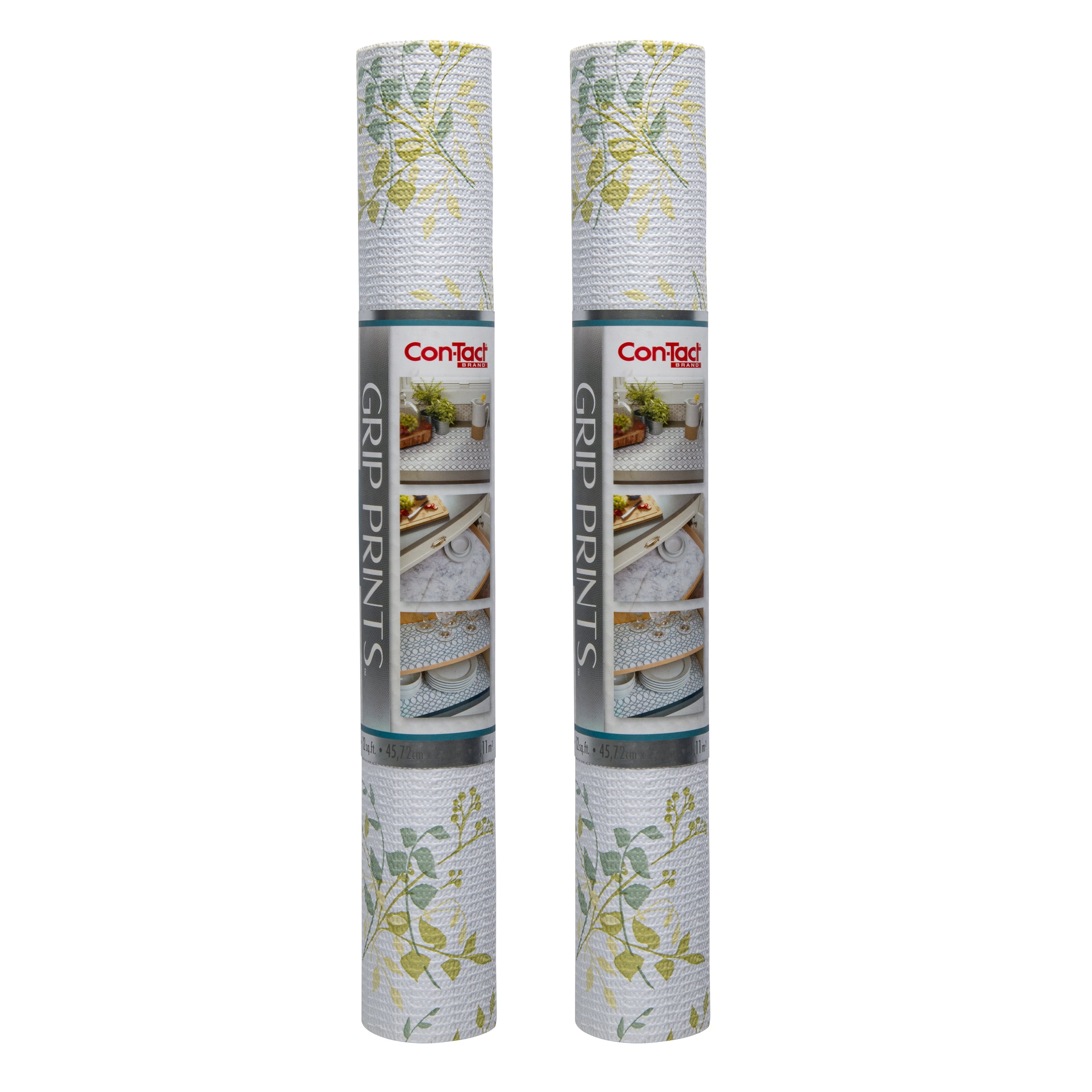 Con-Tact Brand 2 Count Non-Adhesive 18 in x 8 ft Shelf Liner, Aspen ...