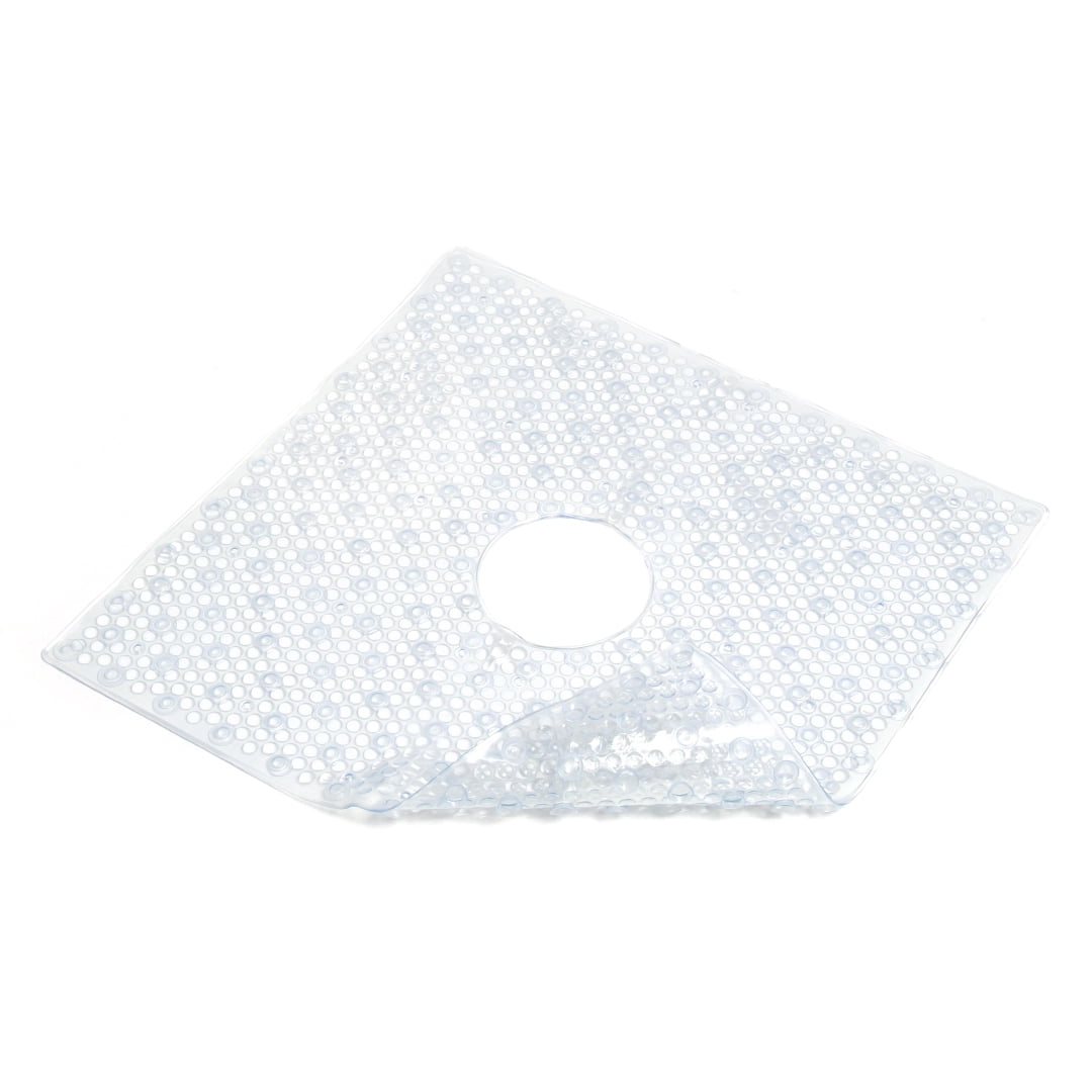 Con-Tact Brand Bubble PVC Clear Shower Mat, 21 in x 21 in - Walmart.com