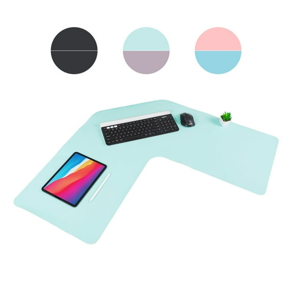 Con-Tact Brand Leather Corner Desk Pad, Office Protector with Writing ...