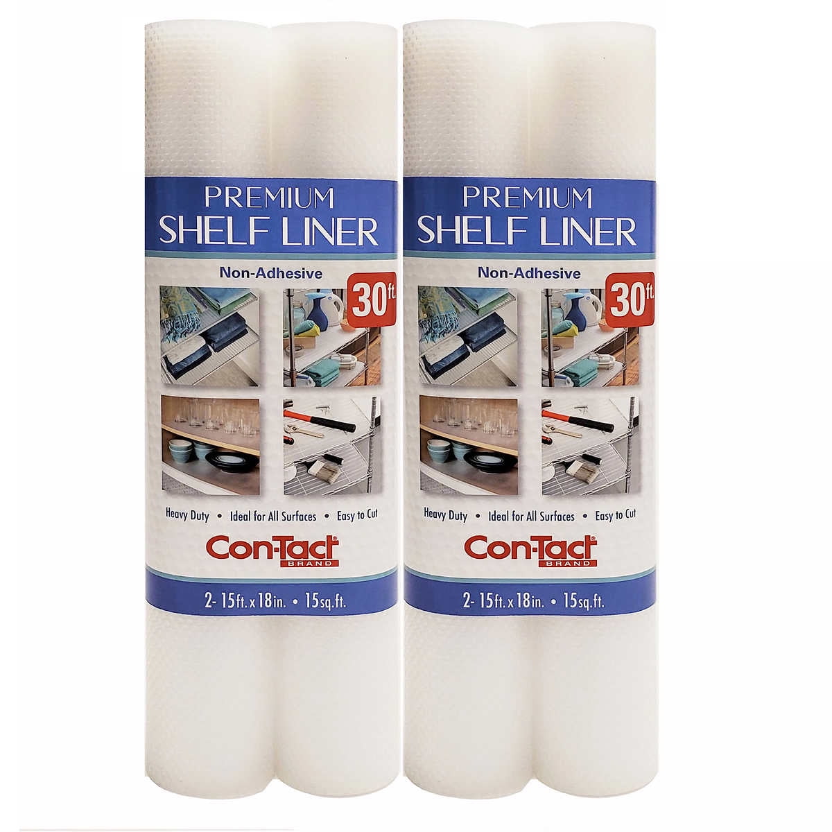 Con-Tact Brand Premium 18 Inch Shelf and Drawer Liner, 4 Rolls Pack ...