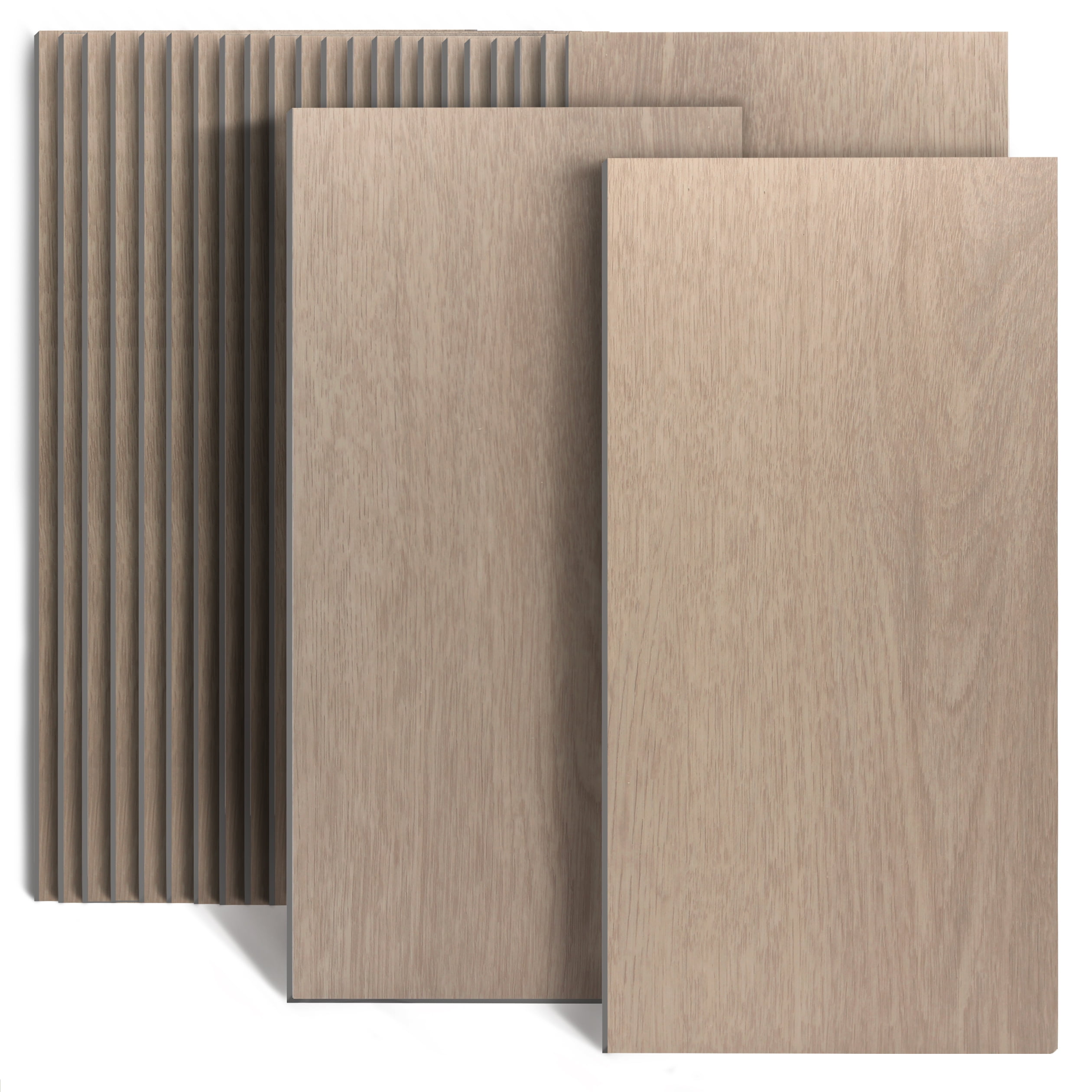 Con-Tact Brand 6" x 12" Washed Oak Faux Wallboard Wall Tiles, for ...