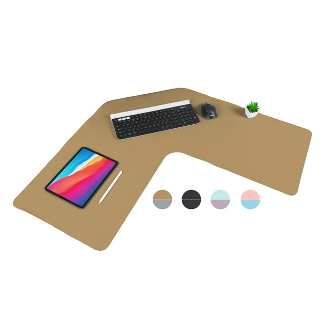 Con-Tact XL Corner Desk Protector | Anti-Slip PU Leather | 36"X15.7" L ...
