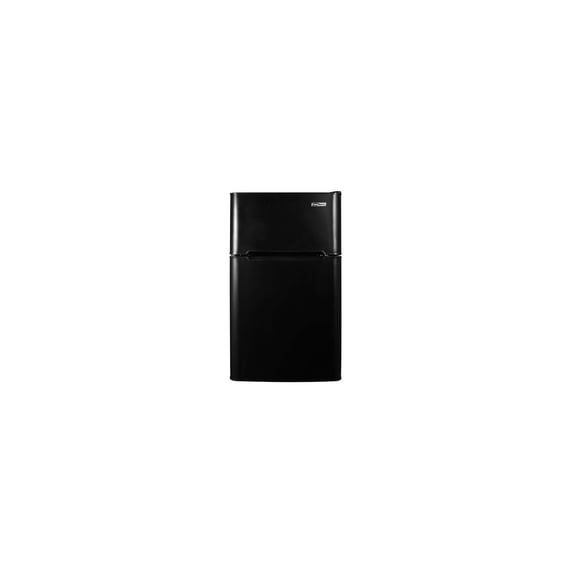 Conserv 19" BLACK Compact 2 Door Mini Refrigerator 3cf Reversible Door ...