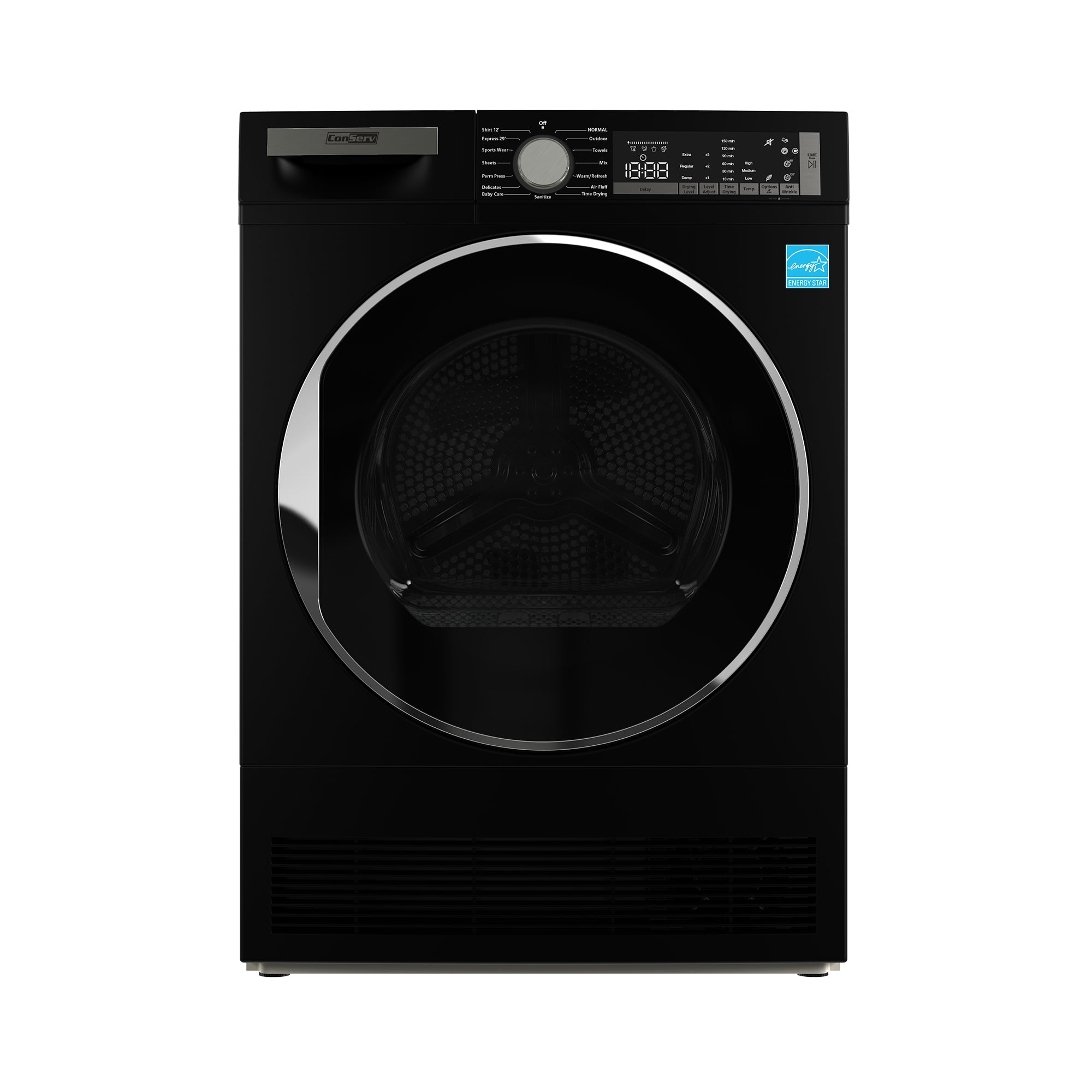 ConServ 4cf Dryer Condensing/Ventless Sanitize LED Display Rev. Door ...