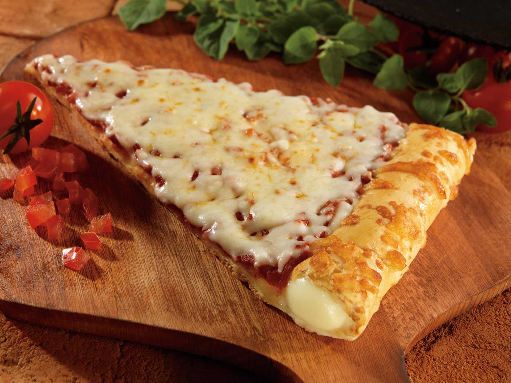 Conagra The Max Stuffed Crust Cheese Pizza Slice, 5.75 Ounce -- 72 per ...