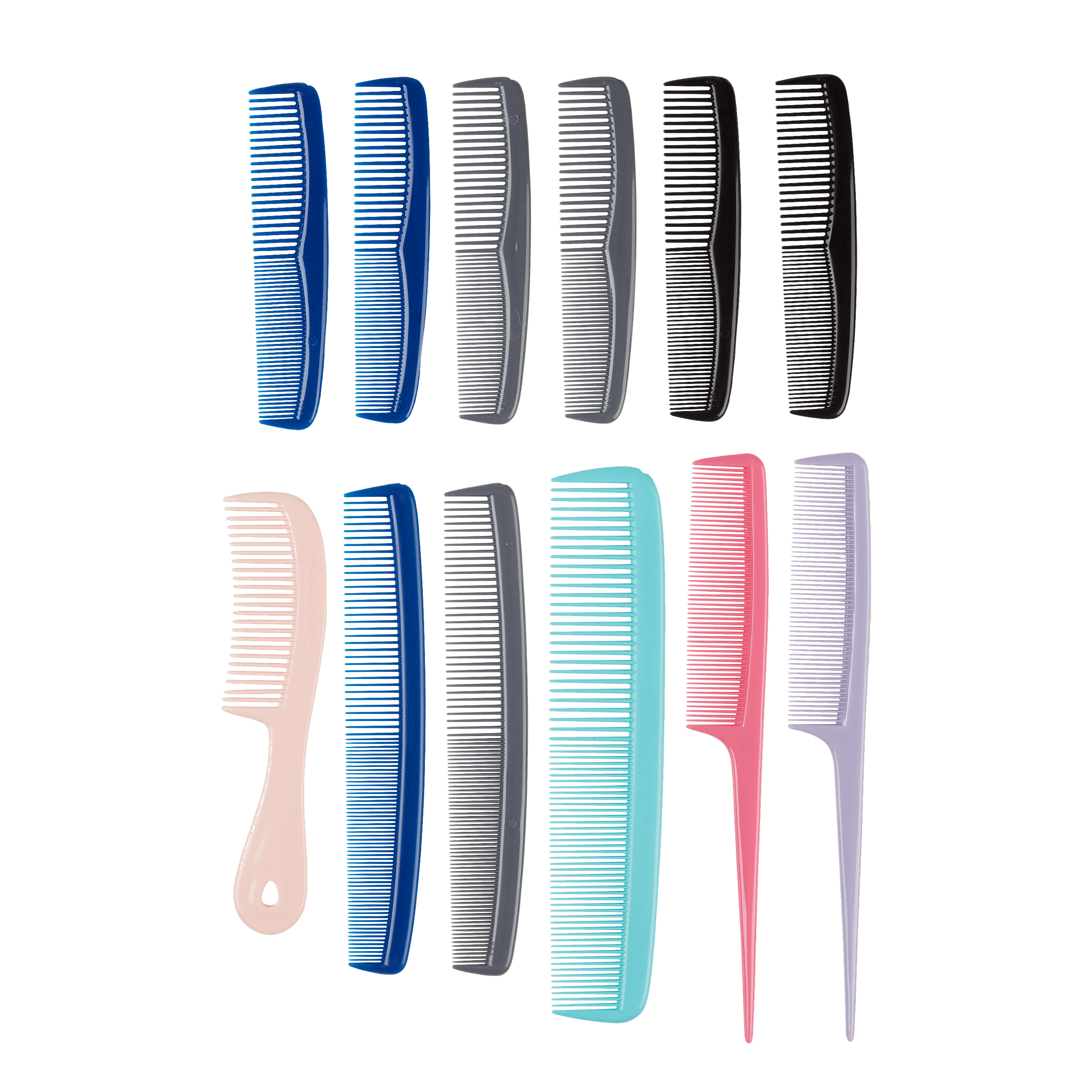 Conair, Comb Set, 12-Piece All-Purpose Hair Styling Pack - Walmart.com
