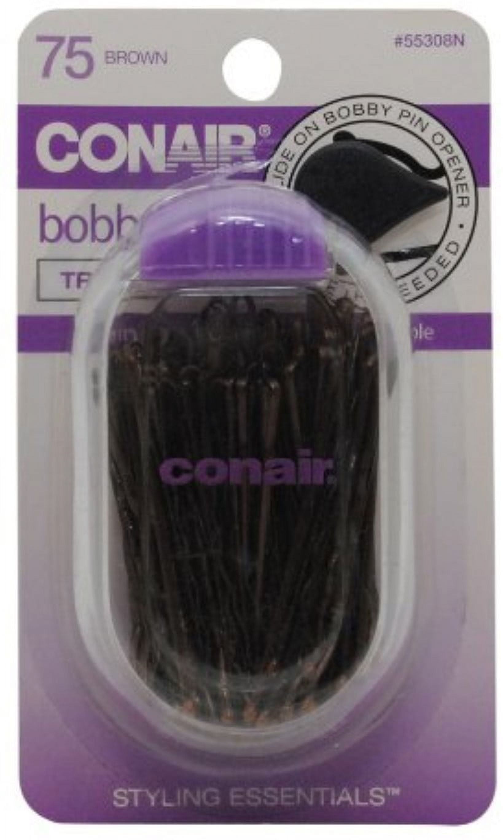 Conair Color Match Bobby Pins Brunette - 75 CT - Walmart.com