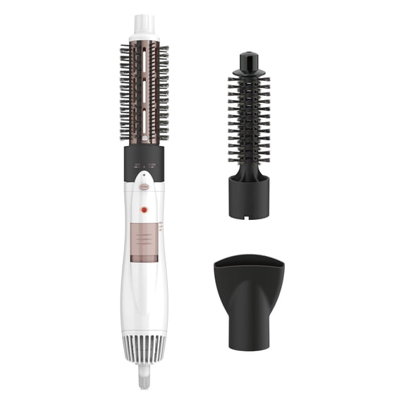 Conair Double Ceramic 3-in-1 Hot Air Brush, Interchangeable Attachments ...