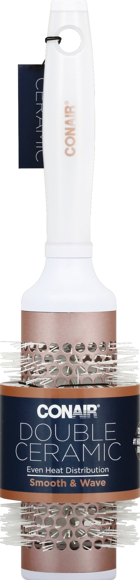 Conair Double Ceramic Round Brush, Thermal, Smooth and Wave, Hair Blow ...
