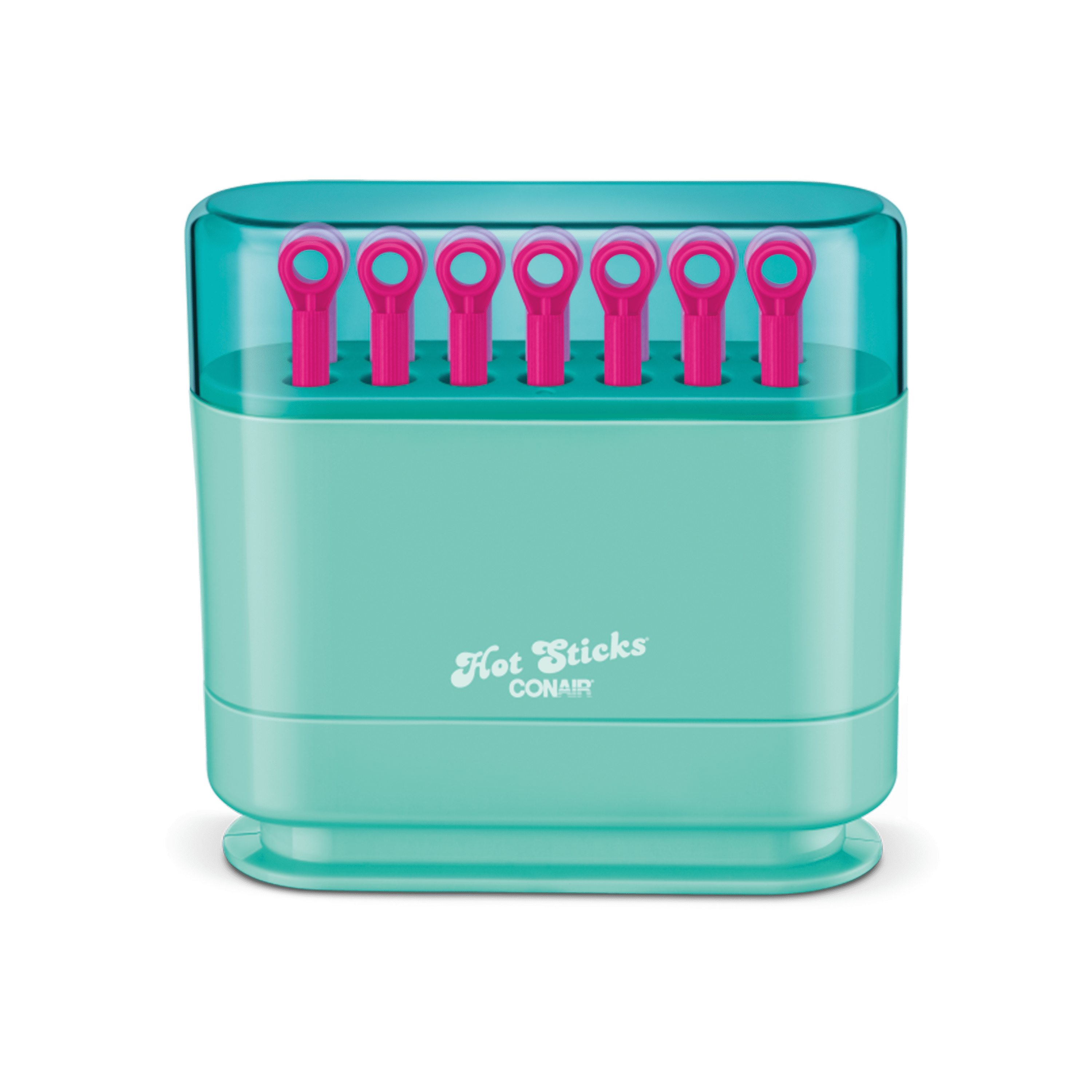 Conair Hot Sticks Silicone Hair Roller Set, 14 Clip-Free Rollers, 85 ...