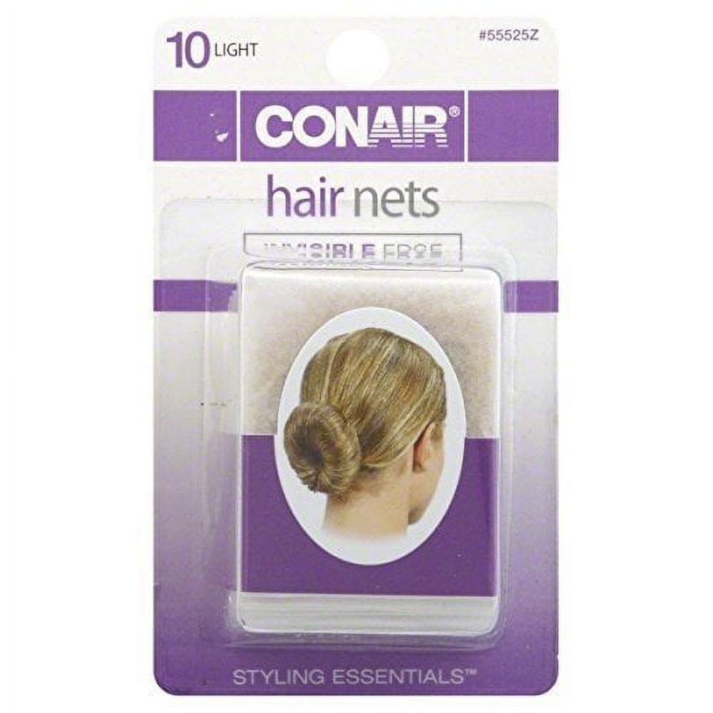 Conair Hair Nets, Light 10, 0.8 Ounce - Walmart.com