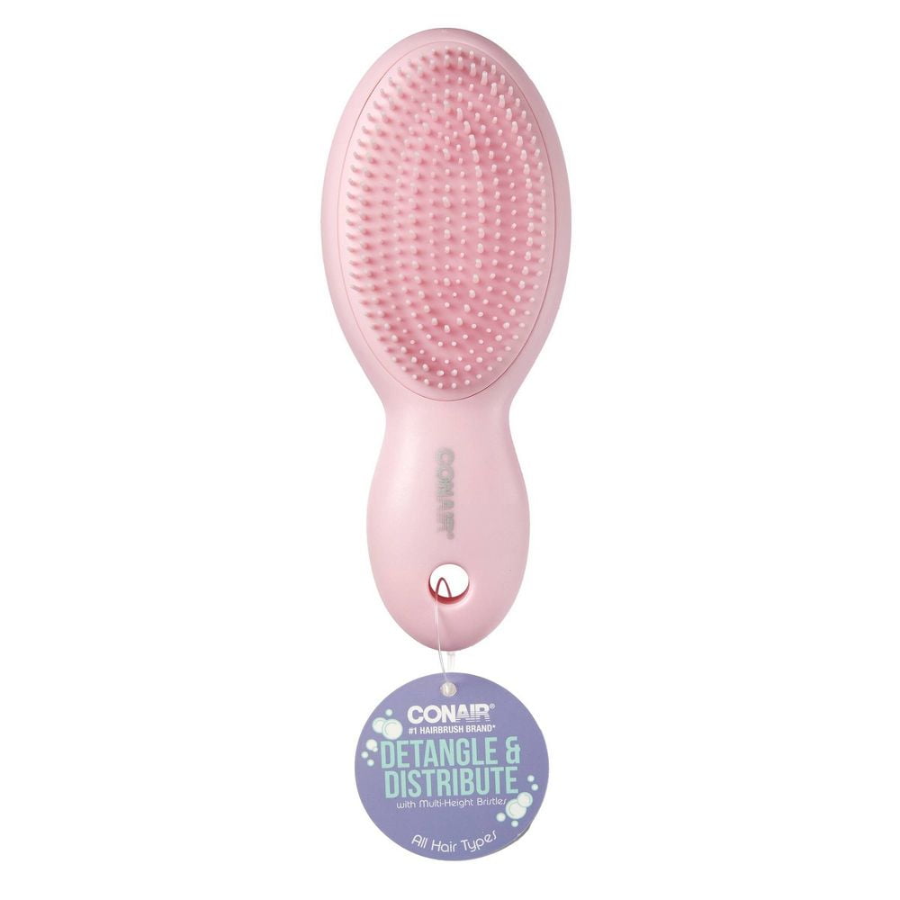 Conair Pro Compact Detangling Hair Brush - All Hair - Pink - Walmart.com
