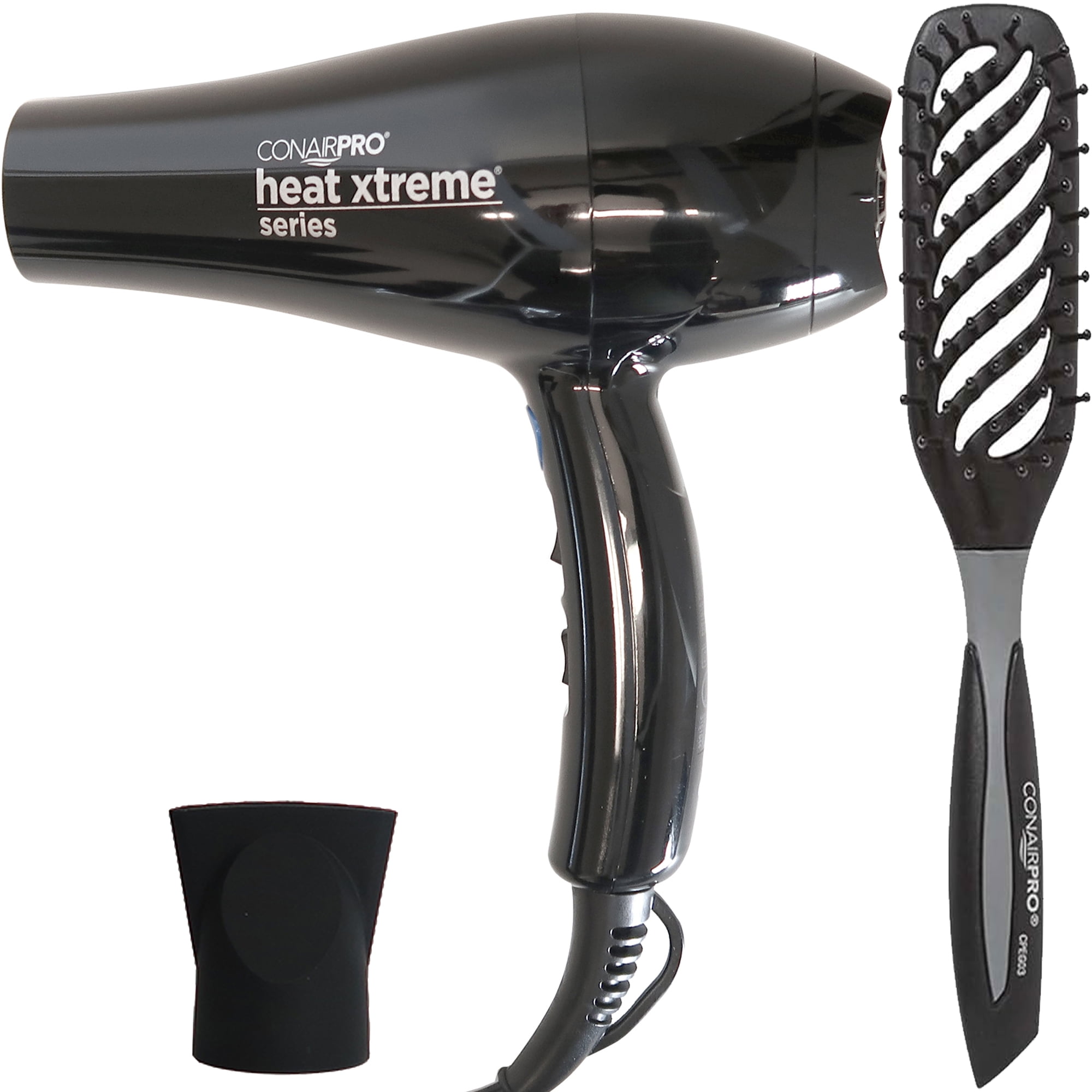 Conair Professional Heat Xtreme Professional Hair Dryer Black with ...