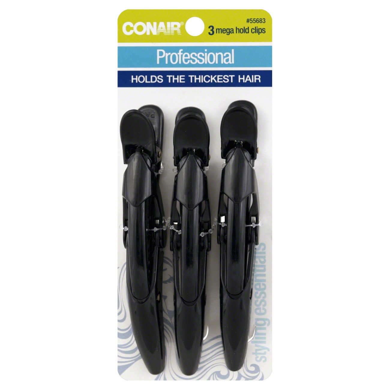 Conair Professional Mega Hold Clips - 3 ct (Packaging Varies) - Walmart.com