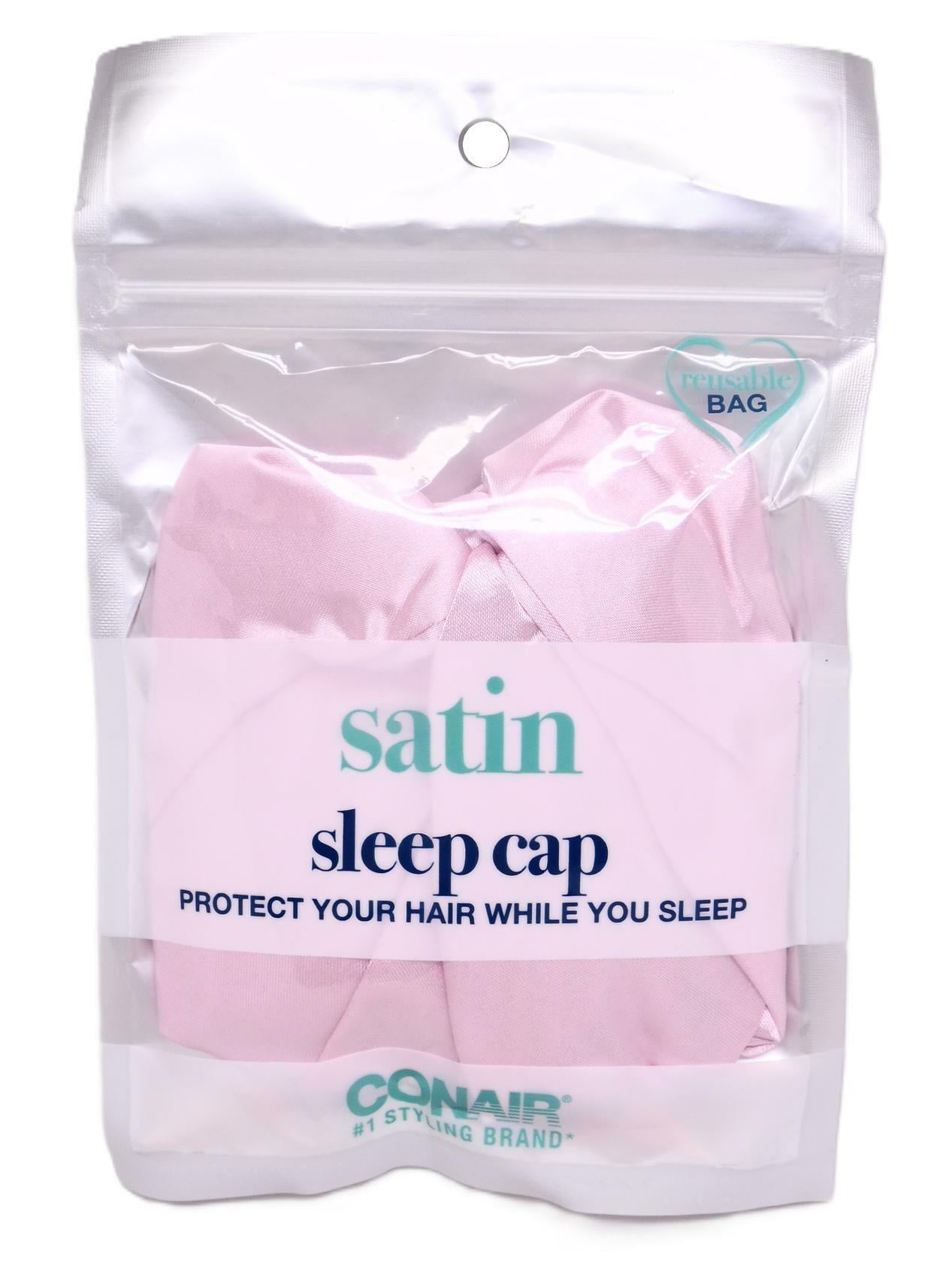 Conair Protect Styling Grooming Satin Sleep Cap with Reusable Bag ...