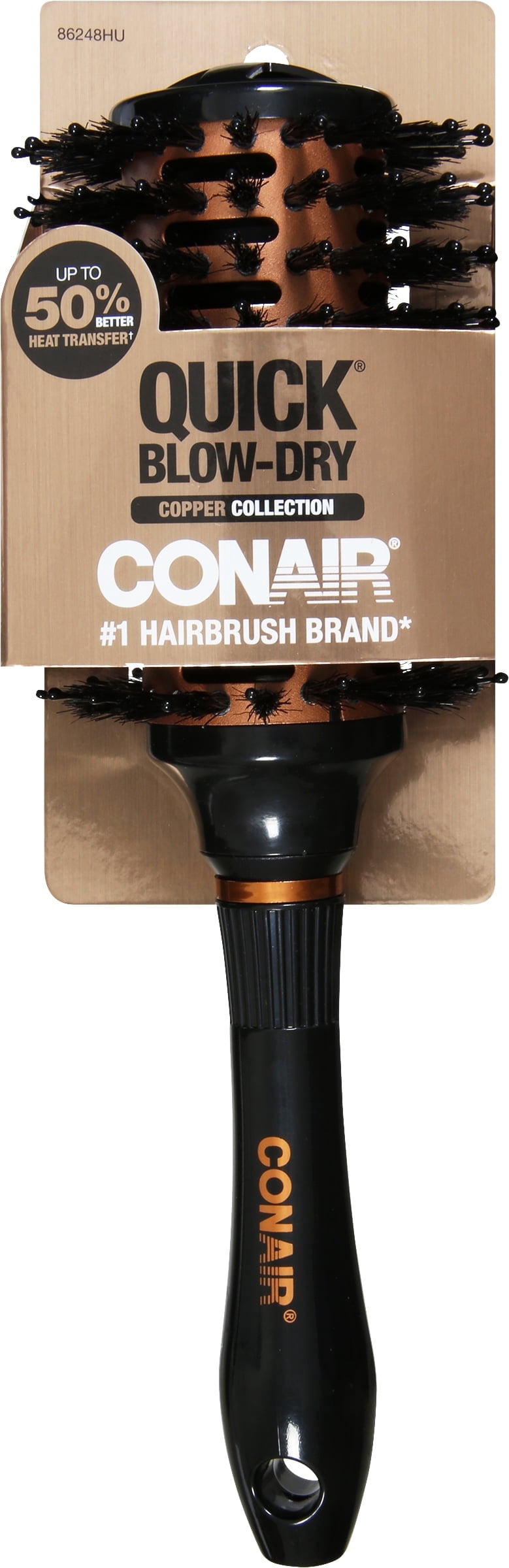 Conair Pro Porcupine Round Brush - Quick Dry, Style, Better Heat ...