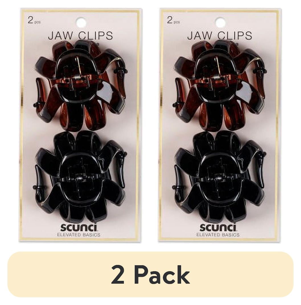 (2 pack) Conair Scunci 7cm No Slip Grip Octopus Jaw Clips, 2 Pack ...