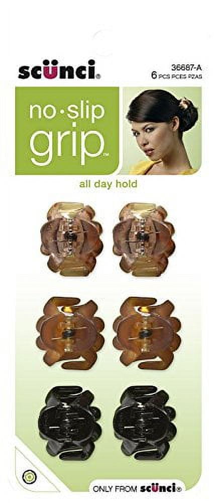 Conair Scunci No-Slip Grip Mini Octo Jaw Clips, 6 Ea - Walmart.com