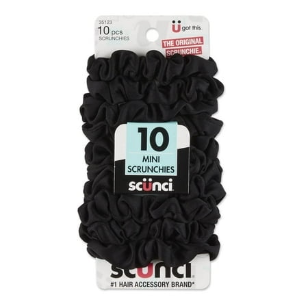 scunci, Original Scrunchie Savvy Value Pack, Hair Accessories, 10 ...
