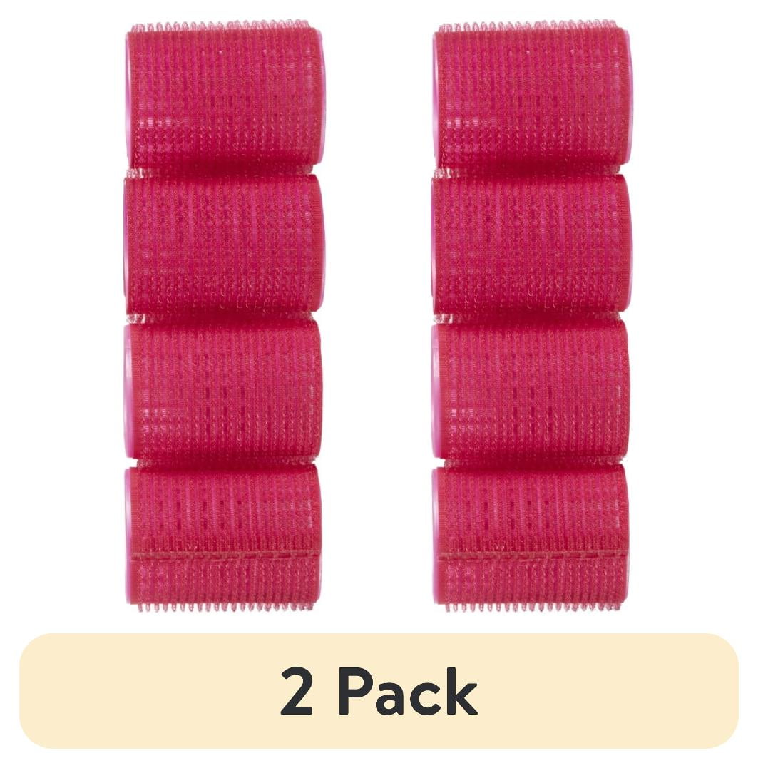 (2 pack) Conair Self-Grip Rollers, Extra-Large, Pink, 4 Count - Walmart.com
