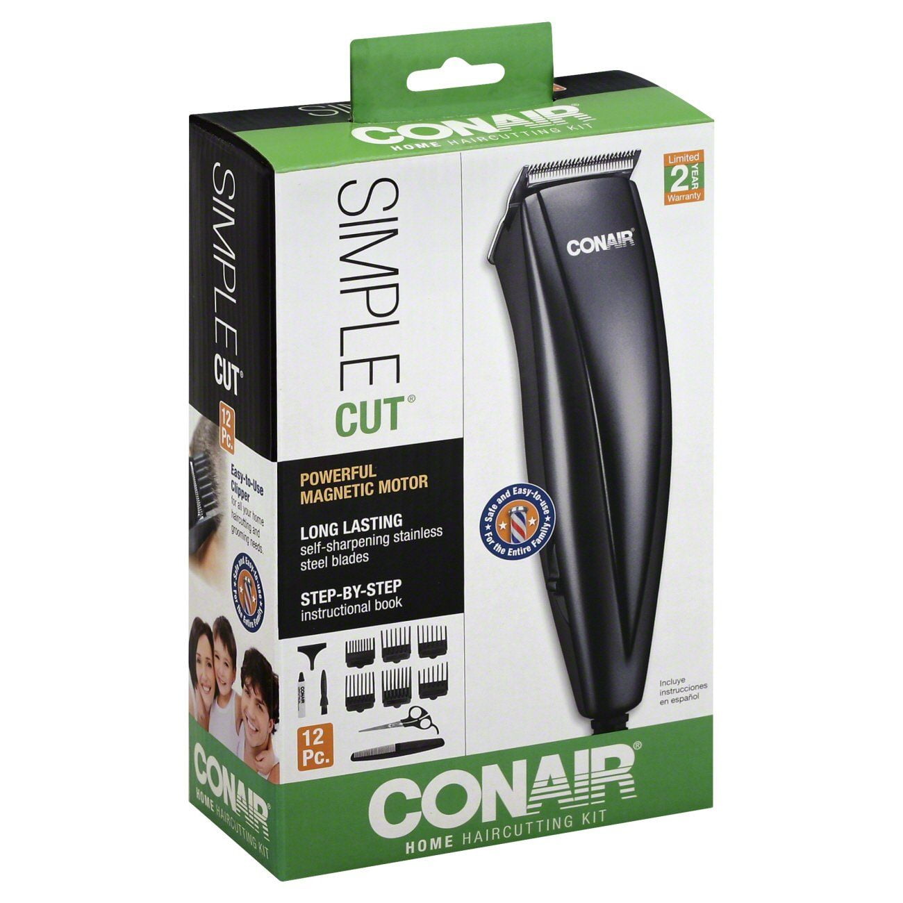Conair Simple Cut 12 Piece Haircut Kit - Each (Pack of 2) - Walmart.com