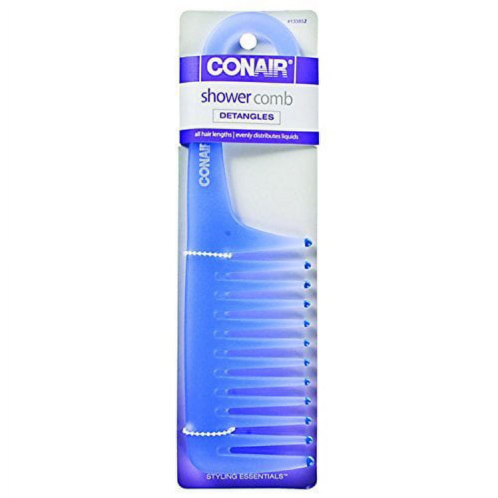 Conair Styling Essentials Comb, Shower - Color May Vary - 3 Count ...