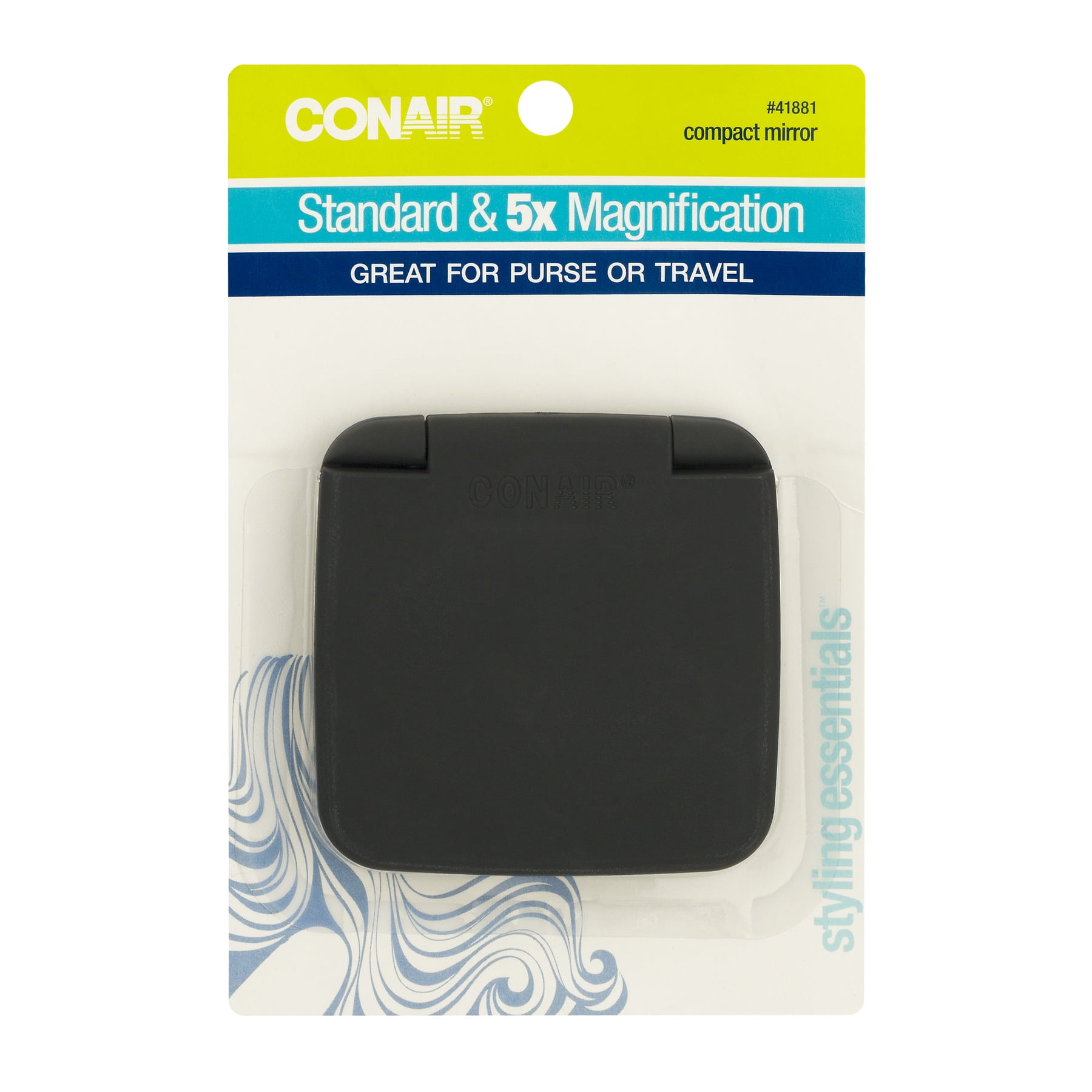 Conair Styling Essentials Compact Handheld Mirror with 5x Magnification ...