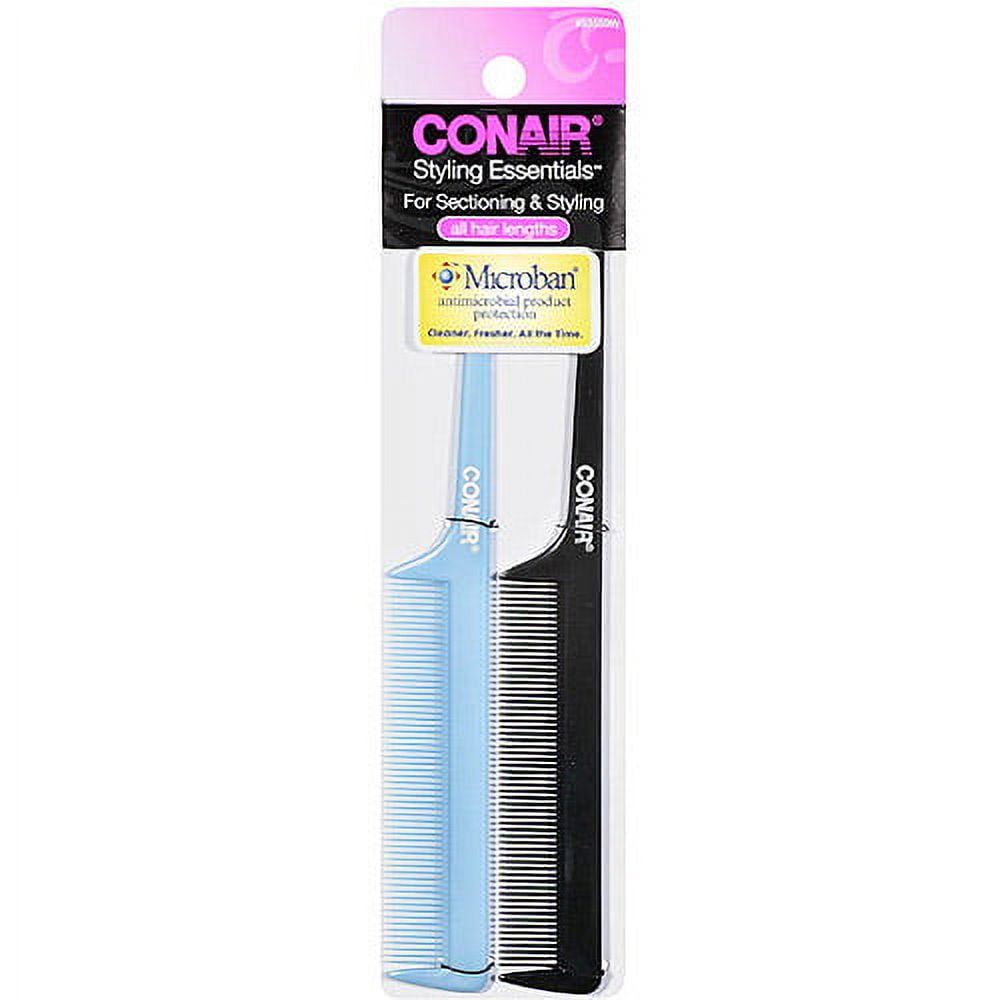 Conair Styling Essentials Sectioning & Styling Combs, 2 count - Walmart.com