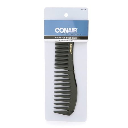 Conair Styling Essentials Wide Tooth Lift Comb, Thick Hair - Walmart.com