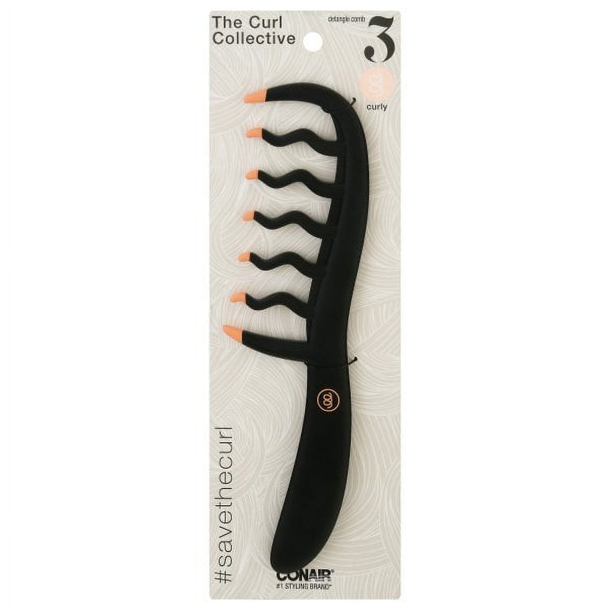Sleek Conair THE CURL COLLECTIVE™ Coily Hair Comb, Black, 1 Count ...
