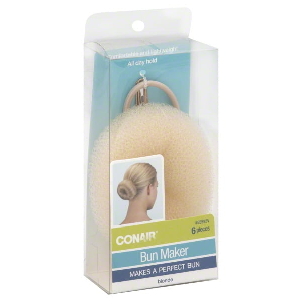 Bun Maker 6pk Kit Blonde,Conair Corporation,5939 - Walmart.com