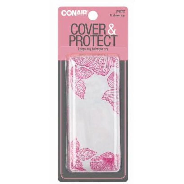 Conair Extra Large Plastic Shower Cap, Perfect for Keeping Any Hairdo ...