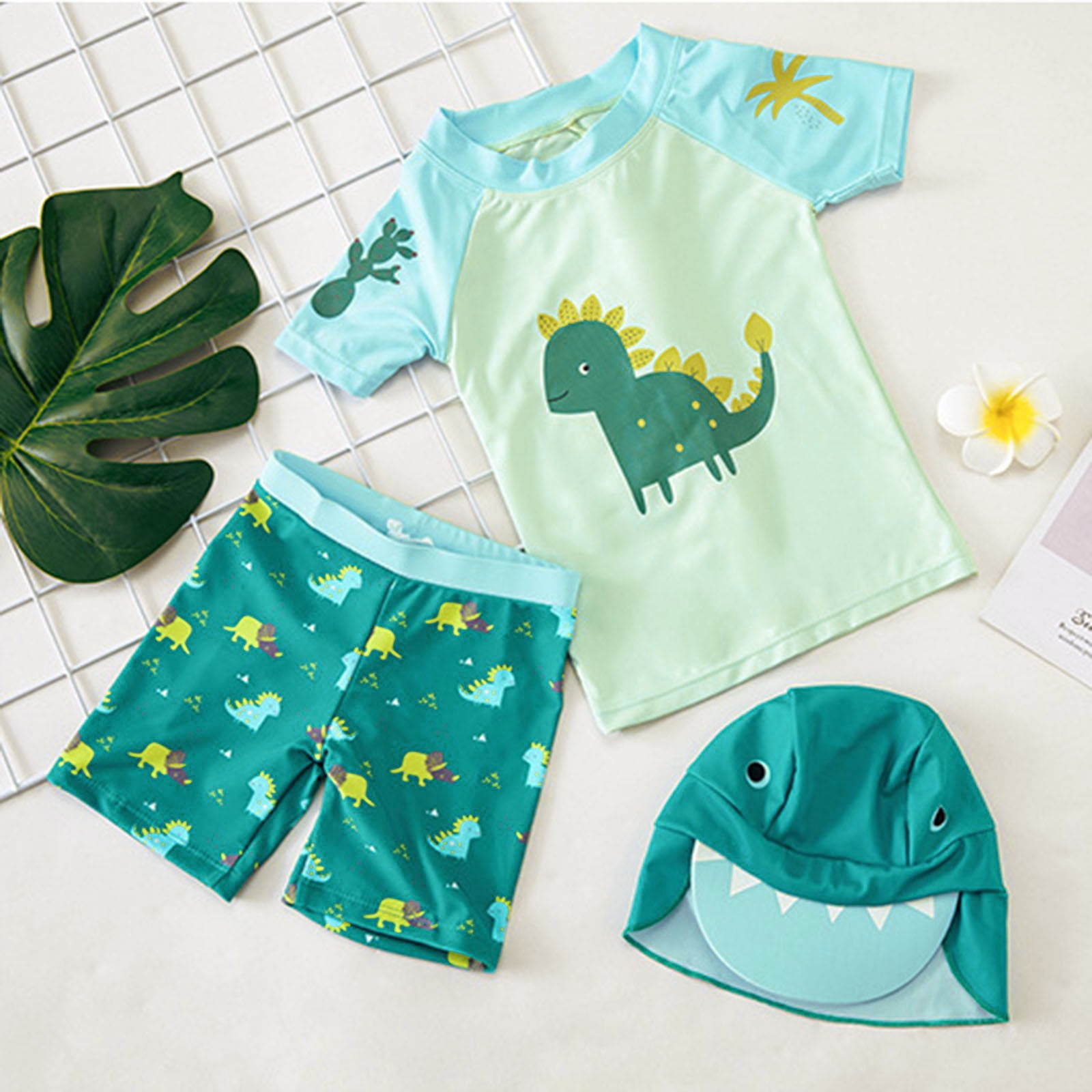 Conairie 3 Piece Girls Bikini Sets Tankini Top And Bottom Bathing Suit ...