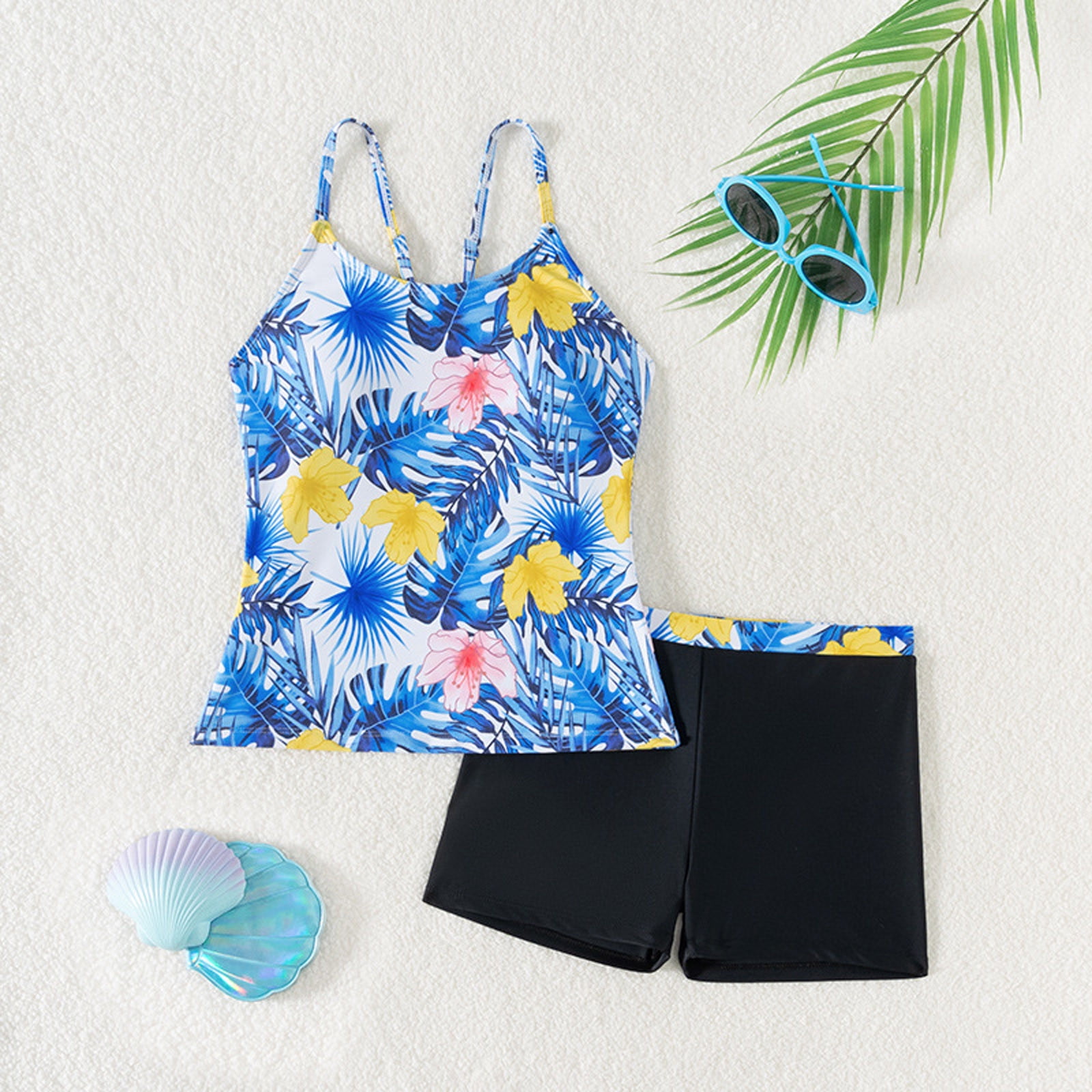 Conairie Bikini Sets For Girl Two Piece Tankini Top And Bottom Bathing ...