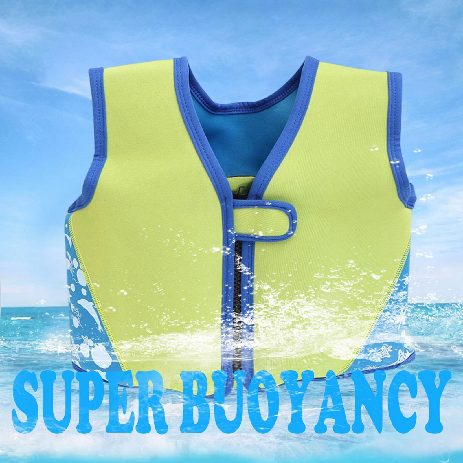 Conairie Boy Girl Swim Vest Swimming Aid With Adjustable Safety Strap ...